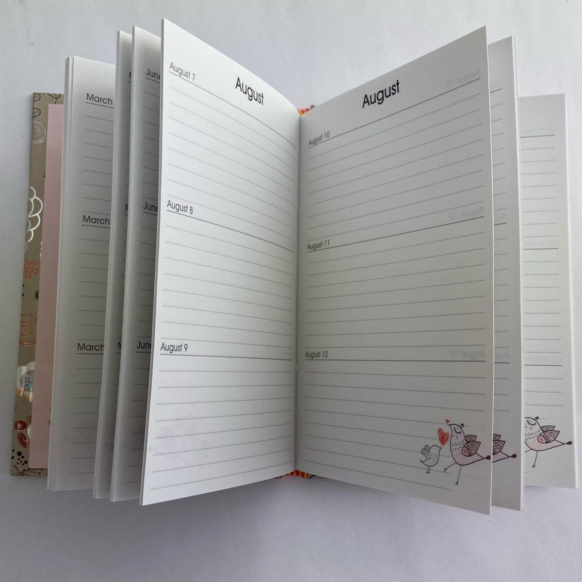 Birthday Book - Pink Birdies – Ozcorp Cards & Stationery