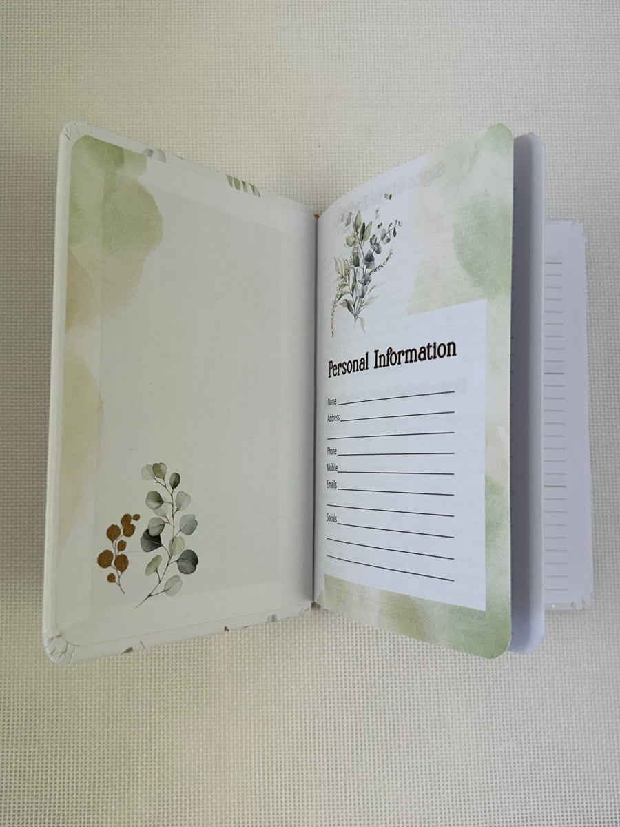 Birthday Book - Eucalyptus – Ozcorp Cards & Stationery