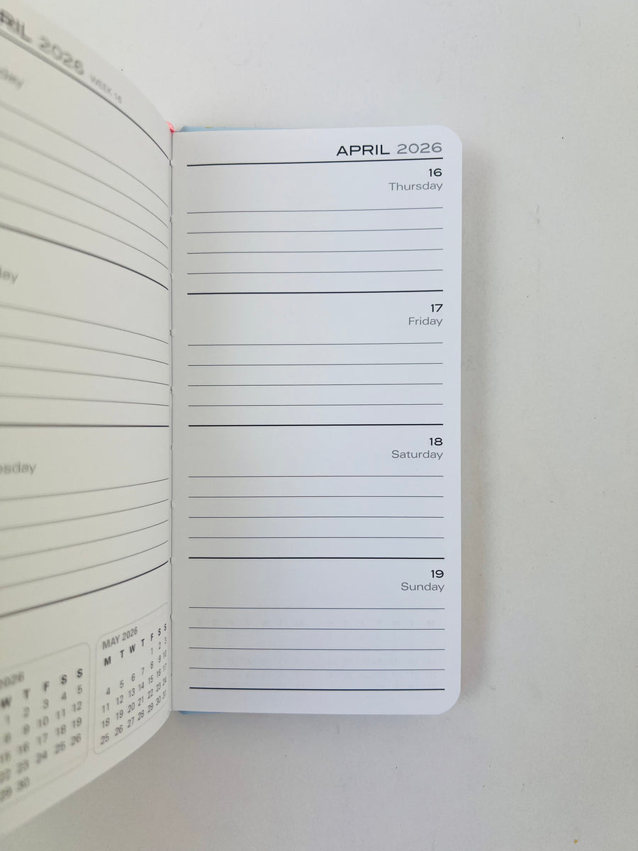 2026 Purse Diary - Week to View - Hydrangeas – Ozcorp Cards & Stationery