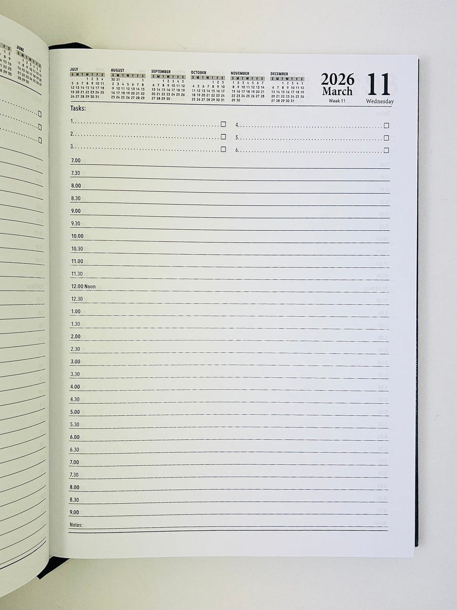2026 'Business Basics' A4 Diary - Day to Page - Royal Blue – Ozcorp ...