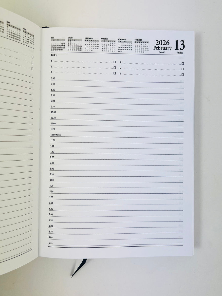 2026 'Business Basics' A5 Diary - Day to a Page - Royal Blue – Ozcorp ...