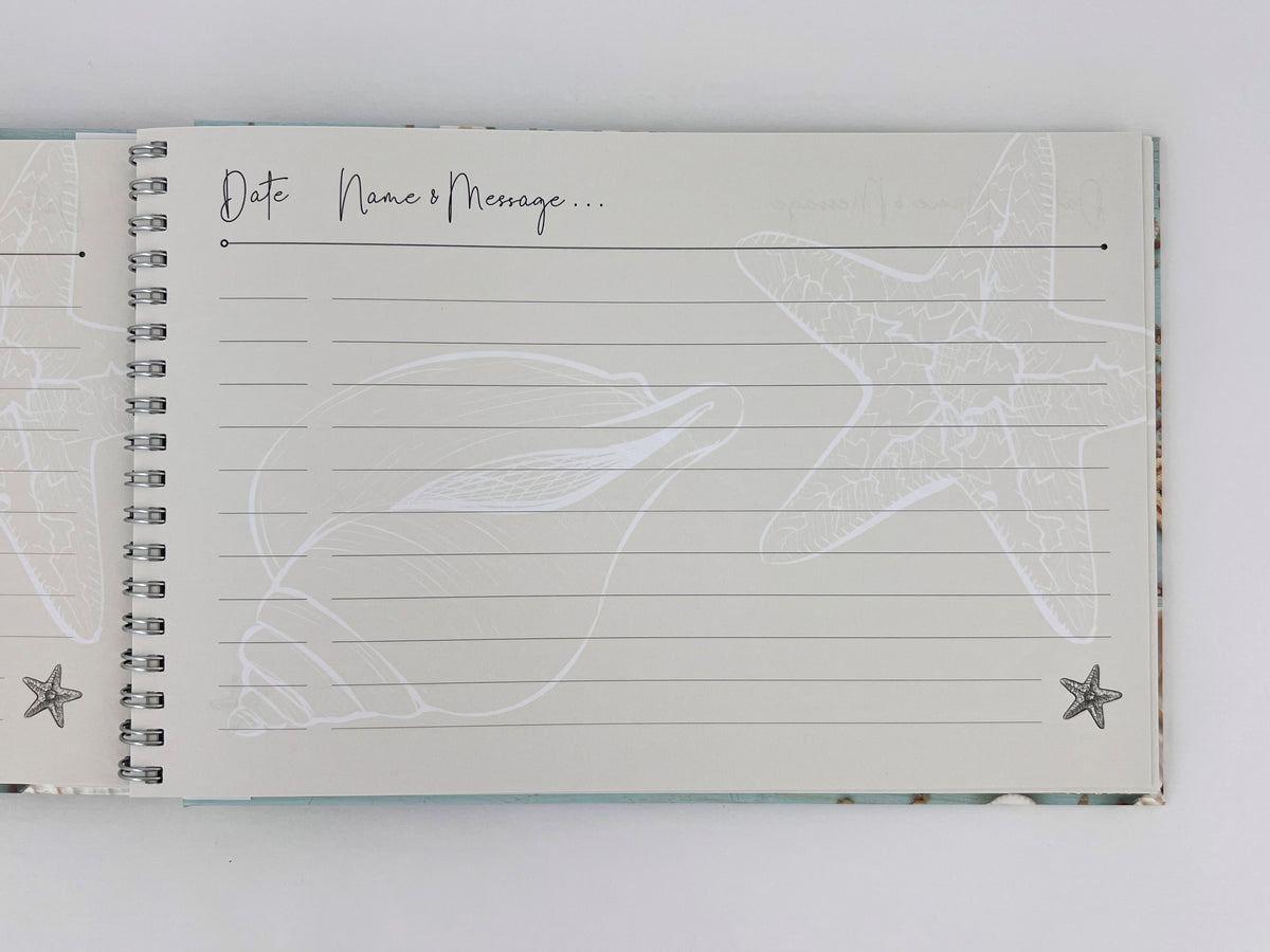 Guest Book - Seashells – Ozcorp Cards & Stationery