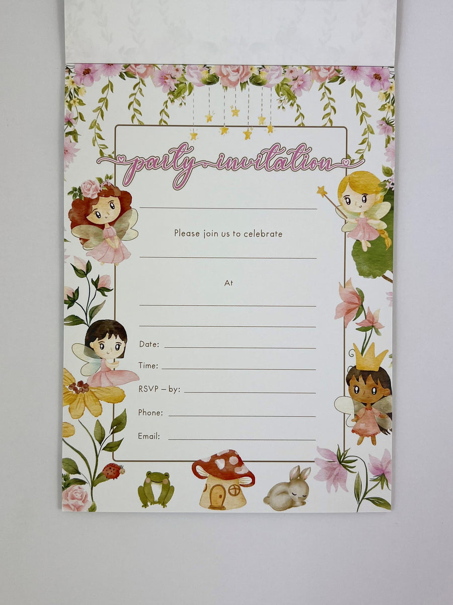Invitation Pad - Fairy Garden – Ozcorp Cards & Stationery