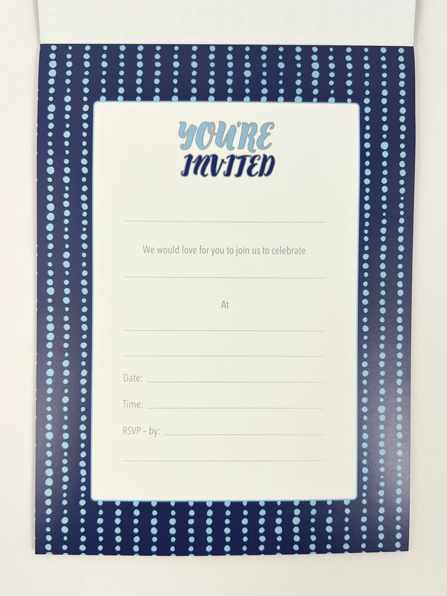Invitation Pad - Dotty Stripe – Ozcorp Cards & Stationery