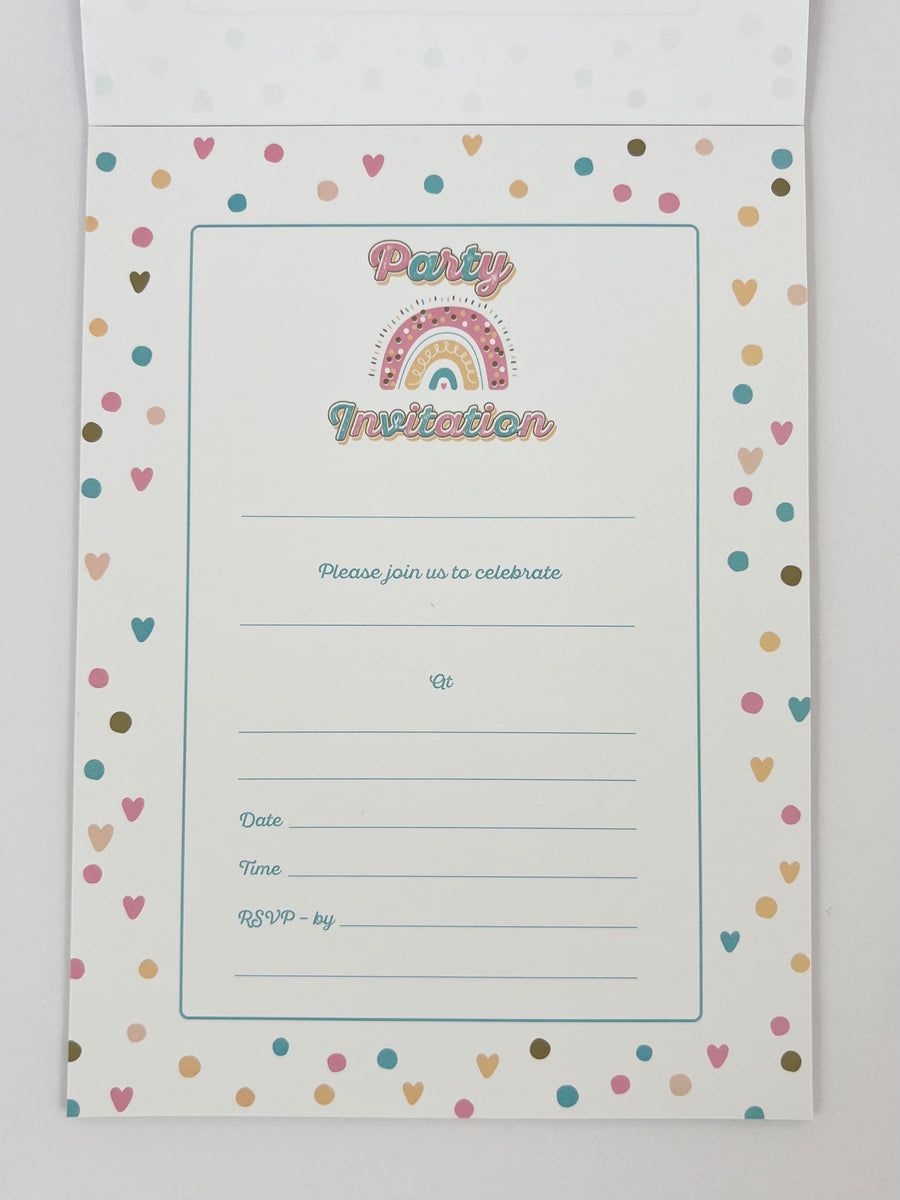 Invitation Pad - Rainbows – Ozcorp Cards & Stationery
