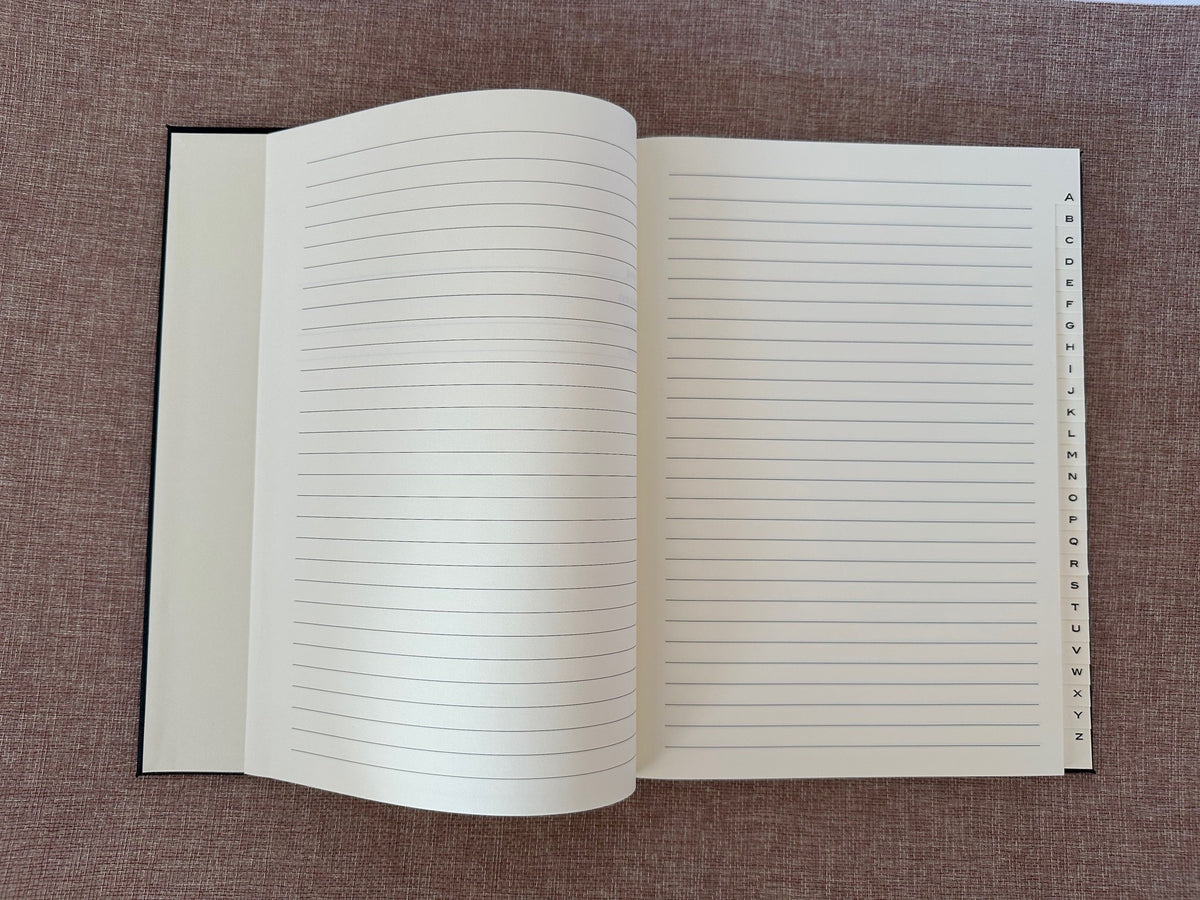 Index Book A5 - Black – Ozcorp Cards & Stationery