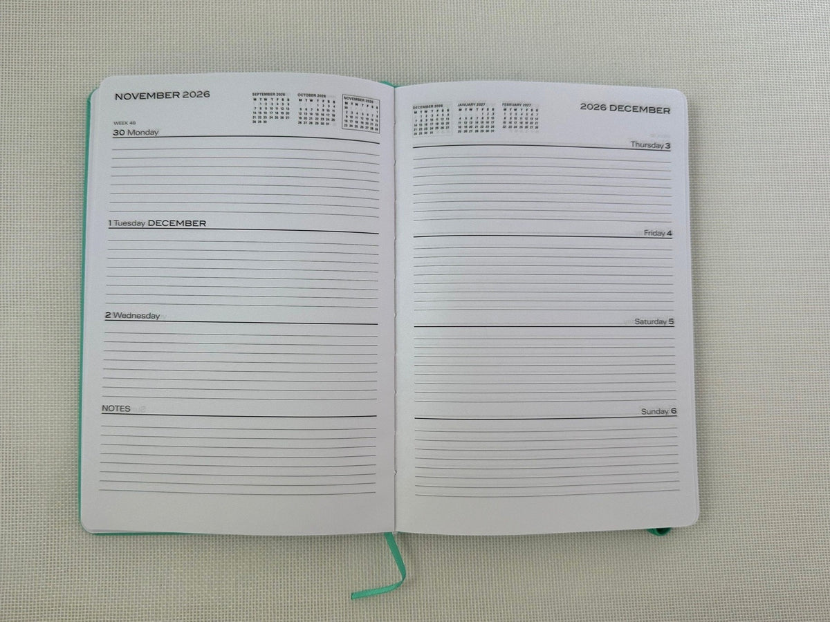 26/27 Financial Year Diary A5 Week To View - Steel Blue – Ozcorp Cards ...