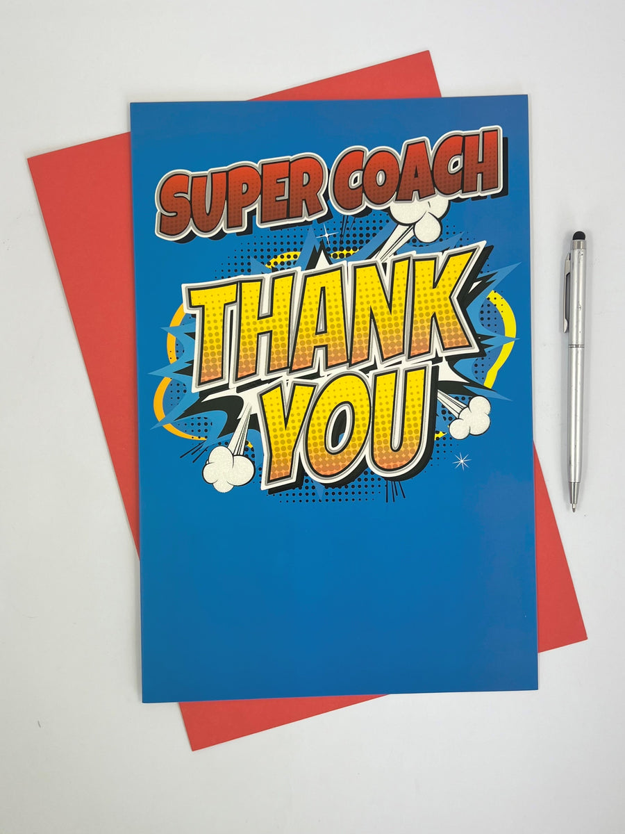 Large Card - Super Coach – Ozcorp Cards & Stationery