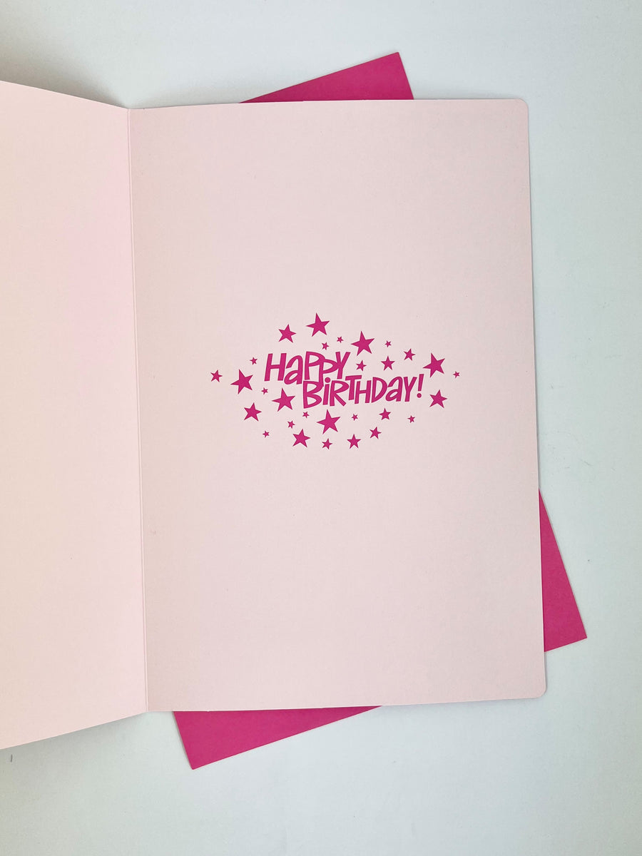 Large Card - Pink Birthday – Ozcorp Cards & Stationery