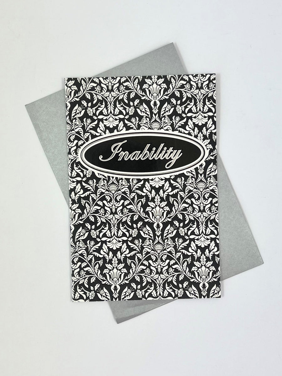 Inability Cards - Classic Black – Ozcorp Cards & Stationery