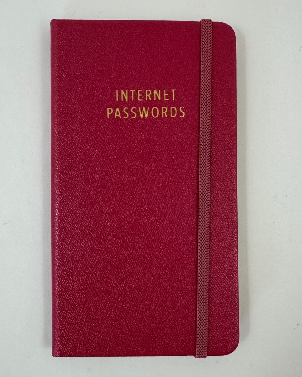Password Book - Slim Cherry – Ozcorp Cards & Stationery