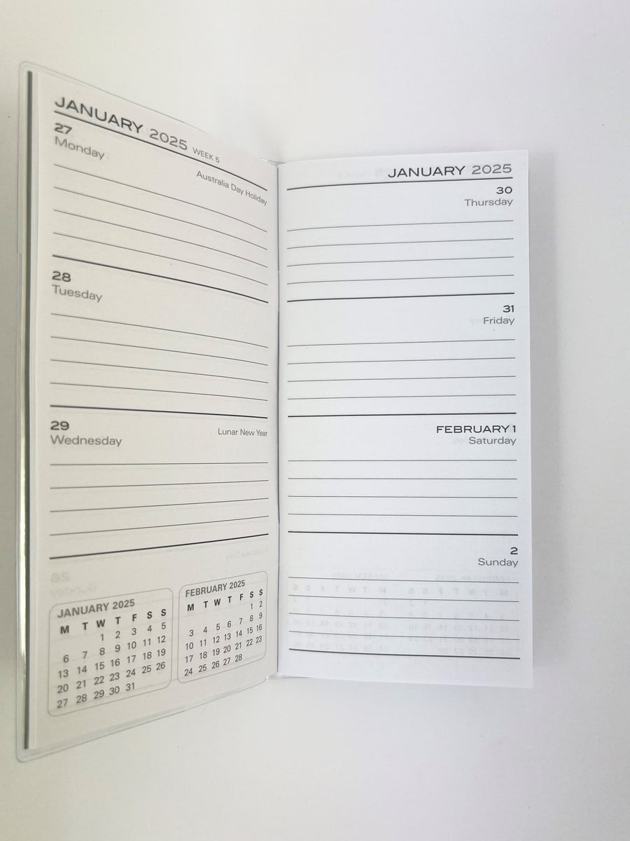 2025 Softcover Pocket Diary - Week to View - Gumleaf Pearl – Ozcorp ...