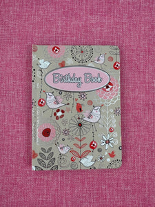 Birthday Book - Pink Birdies – Ozcorp Cards & Stationery