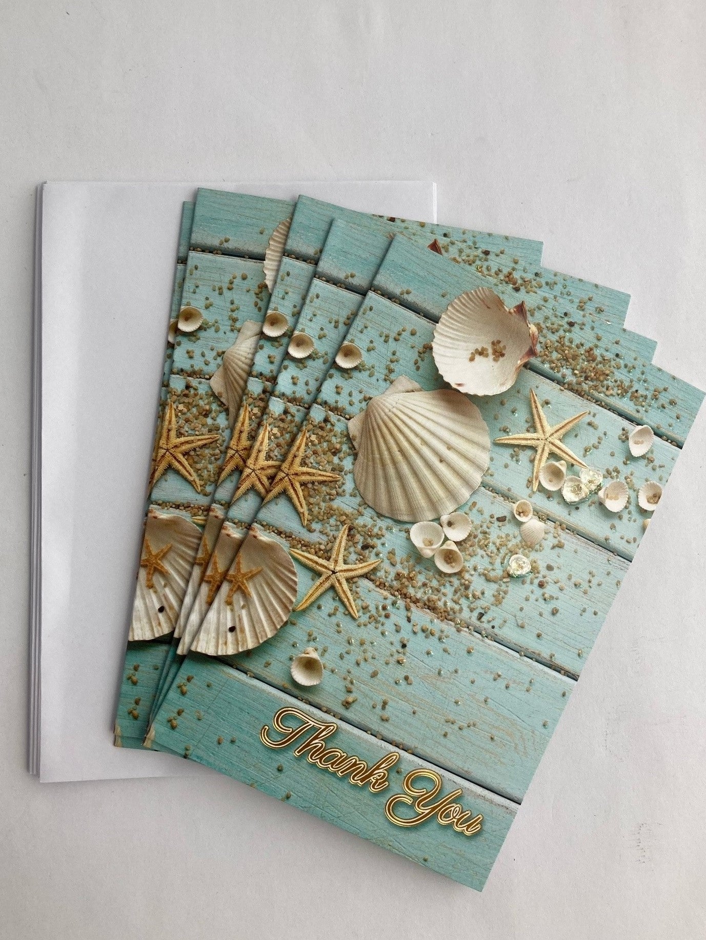 Thank You Card Set - Shells – Ozcorp Cards & Stationery